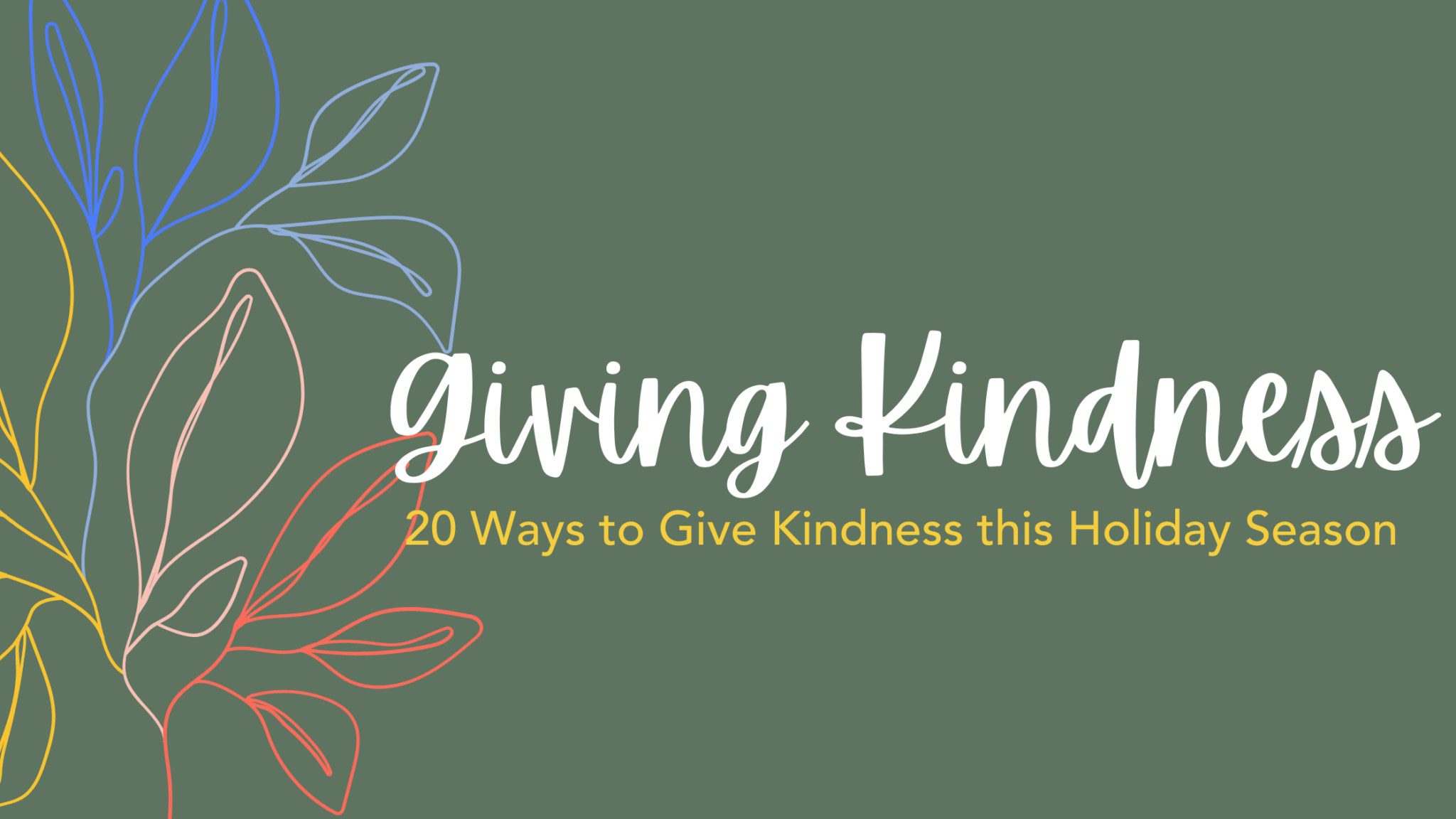 Giving Kindness - Joseph Maley Foundation